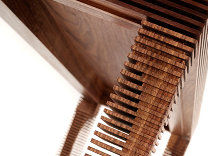 London-based, Gareth Neal’s rectilinear timber furniture & his timber ...